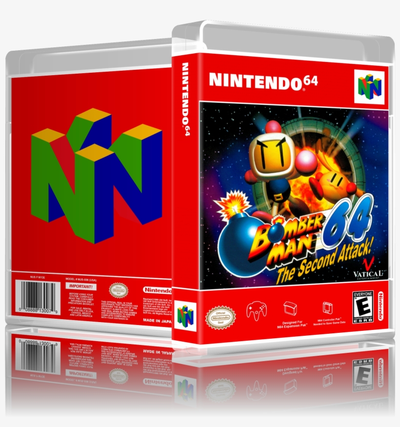3d Boxes - Bomberman 64 Second Attack Nintendo 64 N64 - 1960x1830 PNG ...