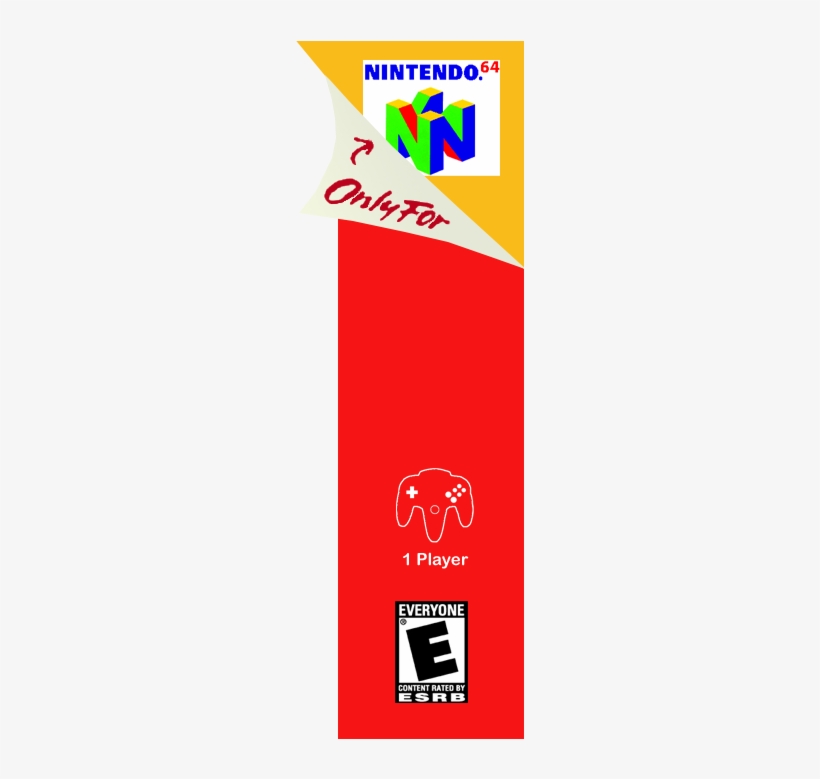 Download Transparent N64/n64big - Nintendo 64 Box Art Template - PNGkit