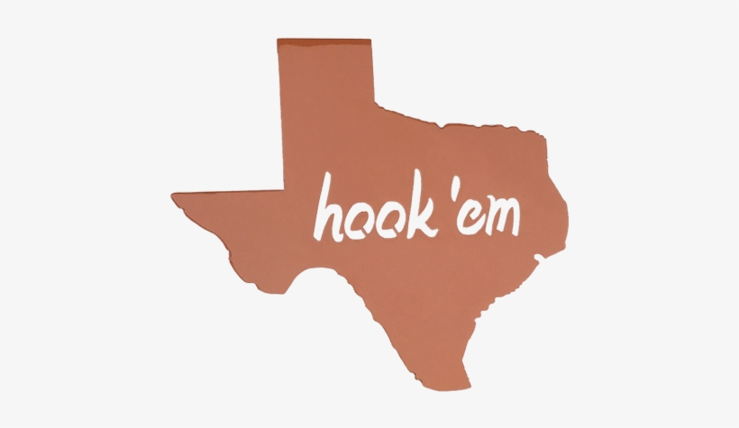 Texas Hook 'em Horns Texas Longhorns Wall Art - Texas Longhorns Hook Em ...