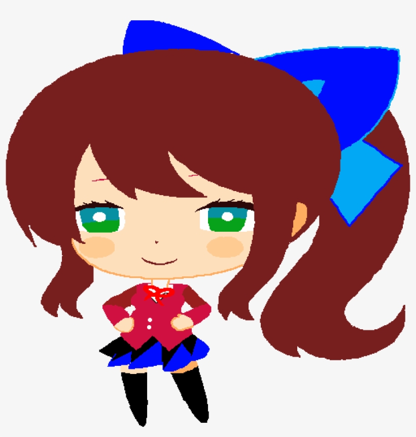 Doki Doki Literature Club - Cartoon - 1000x1000 PNG Download - PNGkit