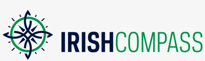 Irishcompass Color Logo - Irish Compass Notre Dame - 1020x256 PNG ...