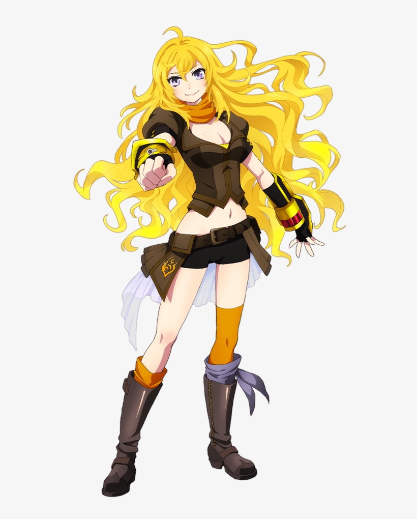 Yang Xiao Long Blake Belladonna Yellow Cartoon Fictional - Rwby Yang ...