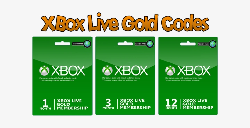 Original - Xbox Live Gold Codes - 626x341 PNG Download - PNGkit