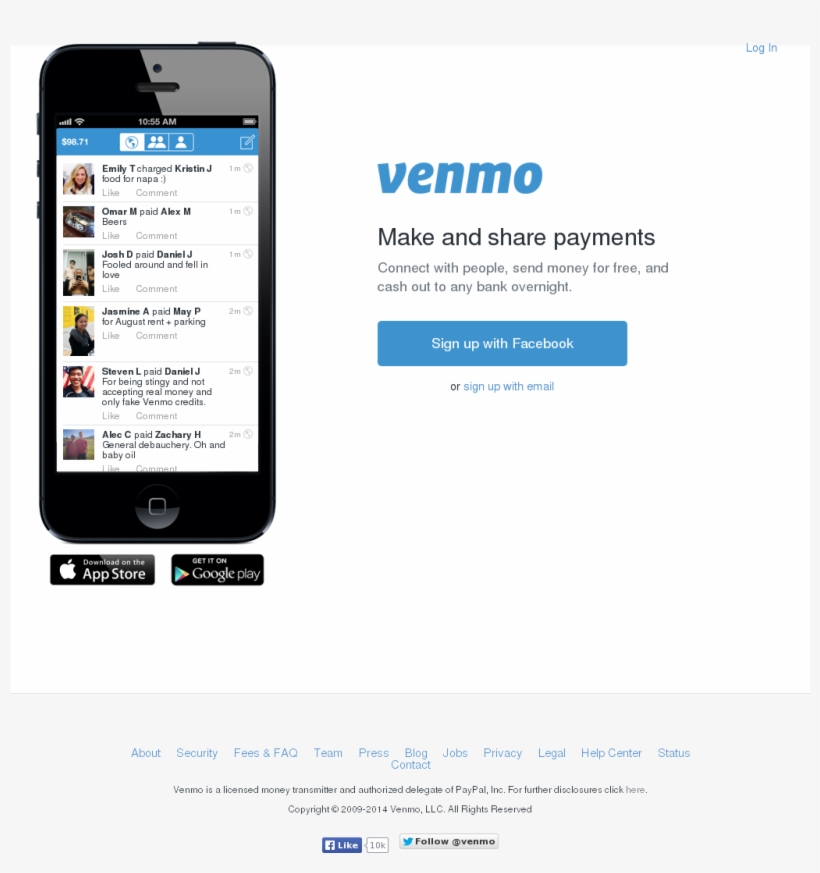 Venmo Homepage - 1024x1097 PNG Download - PNGkit