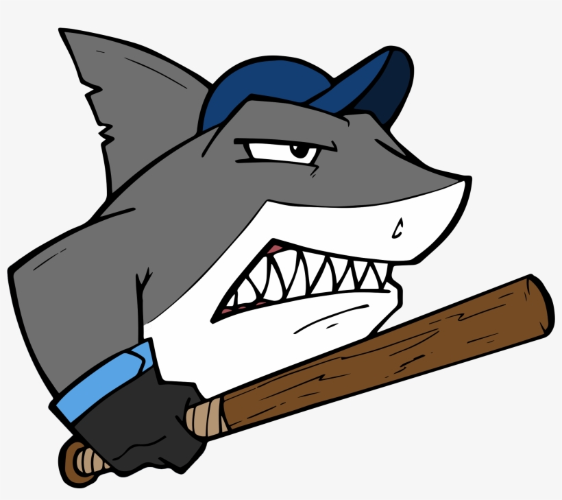 Baseball Clipart Shark - Indy Sharks Baseball Logo - 2554x2279 PNG ...
