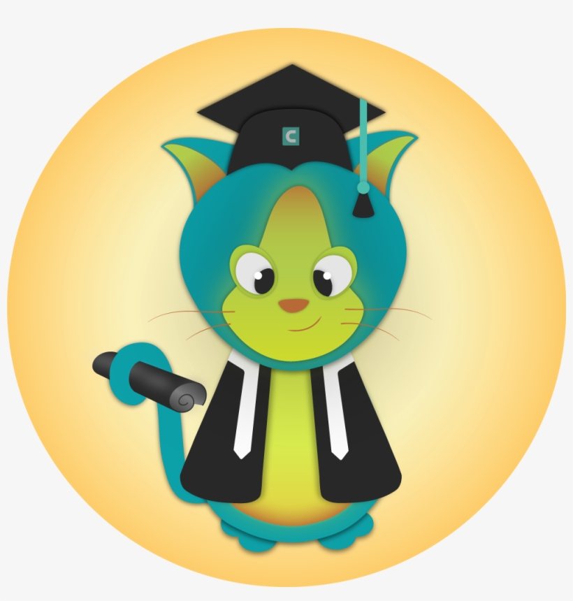 6 Cute "grad Cats" Graduation Cats Clipart Graphics - Cat - 1000x1000 ...