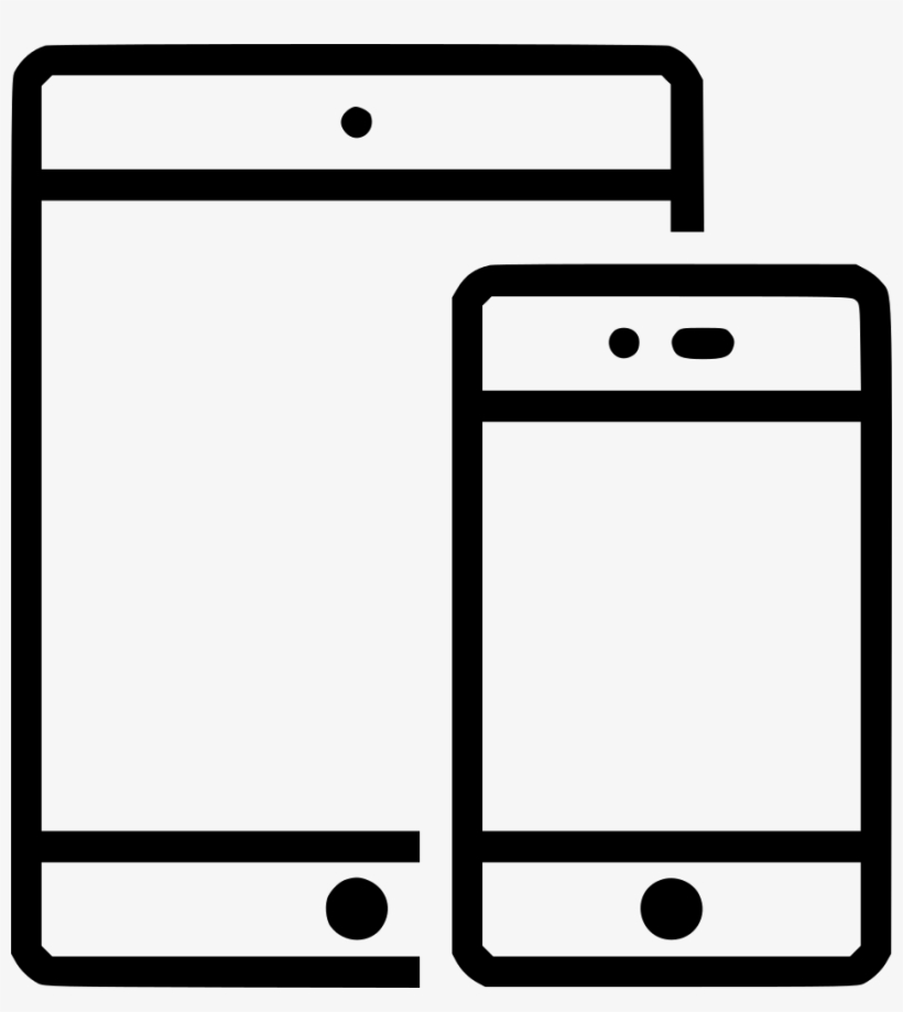 Download Transparent Iphone Clipart Svg - Ipad And Iphone Icon - PNGkit
