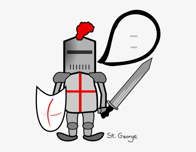 St George And The Dragon Svg Vector File, Vector Clip - St George Clip ...