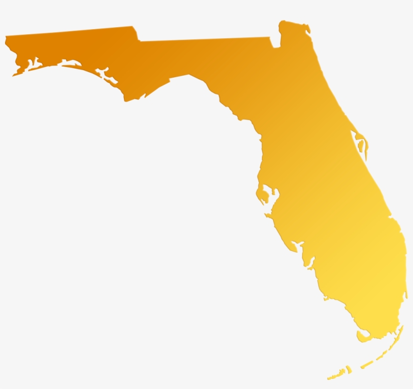 Florida Map Outline Png Picture Transparent Library - Florida State ...