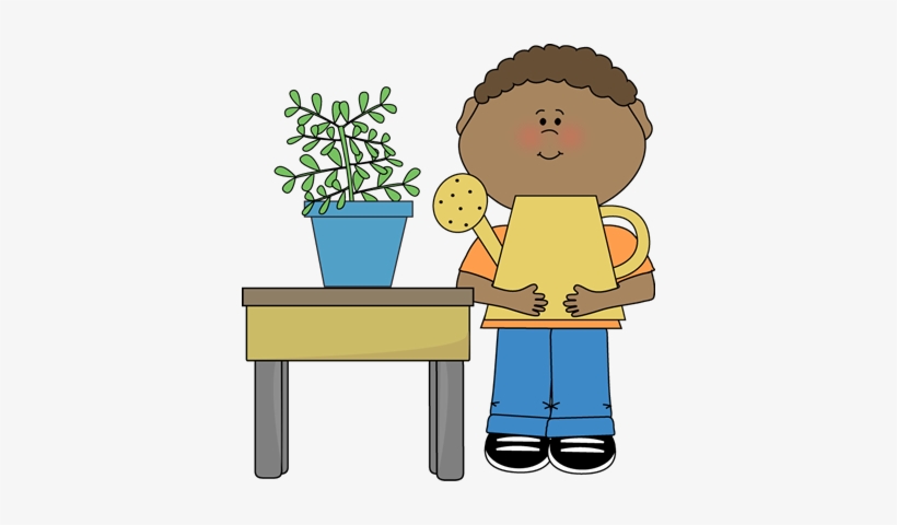 Helper Clipart Classroom Plant - Plant Waterer Clip Art - 378x400 PNG ...