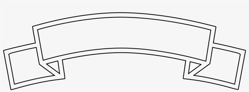 Banner Line Png Banner Royalty Free Download - Banner Outline White Png ...