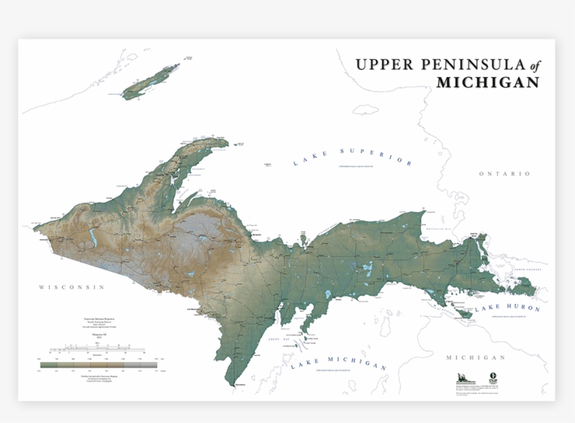 Download Transparent Upper Peninsula Map - Upper Peninsula - PNGkit