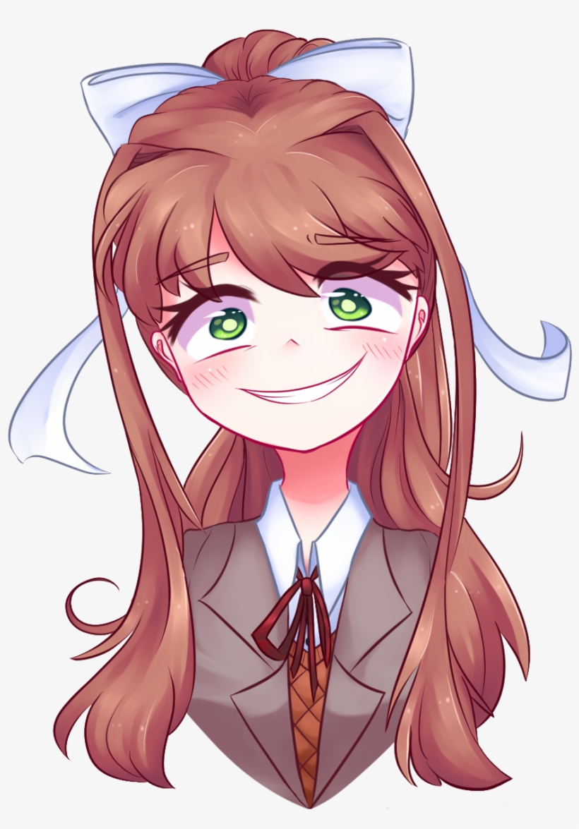 Monika File Png - Just Monika Png - 816x979 PNG Download - PNGkit