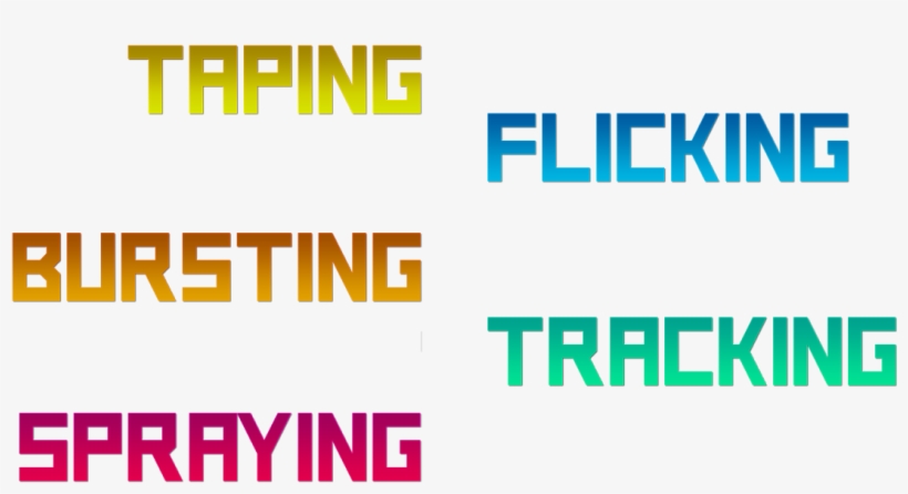 Taping, Bursting, Spraying, Flicking And Tracking - Printing - 1600x900 ...