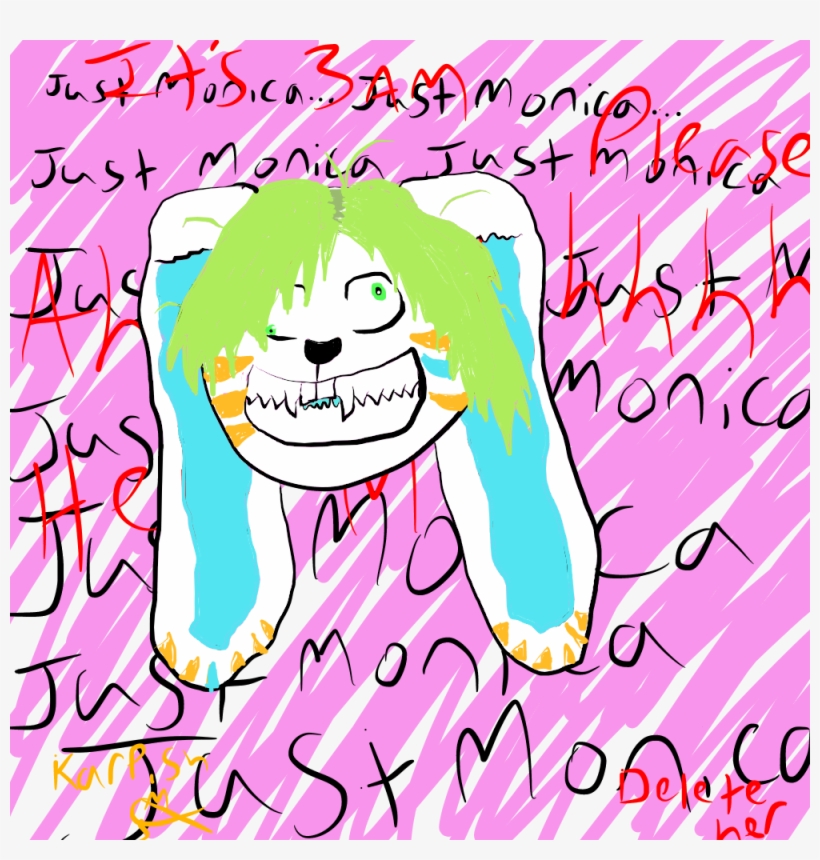 Just Monika - - Fur - 1000x1000 PNG Download - PNGkit