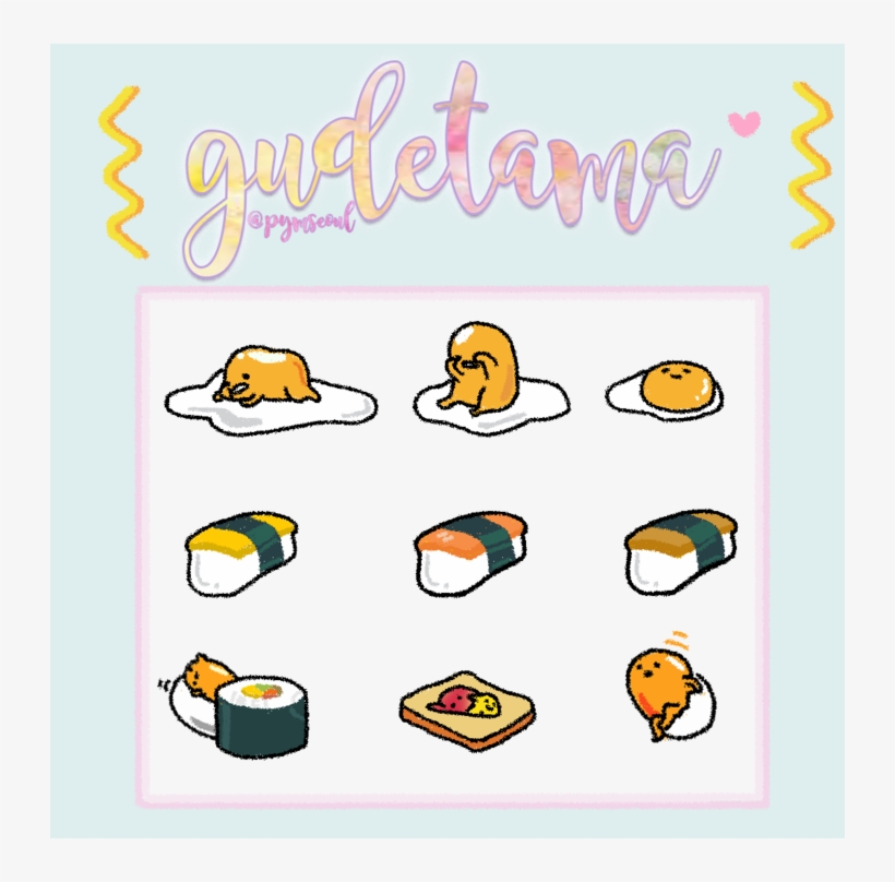 Png - Gudetama - Cartoon - 728x728 PNG Download - PNGkit