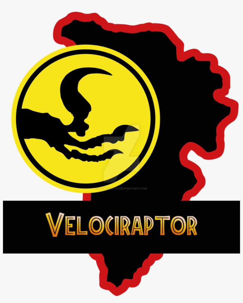 Jurassic Park Clipart Velociraptor - Jurassic Park Raptor Sign ...