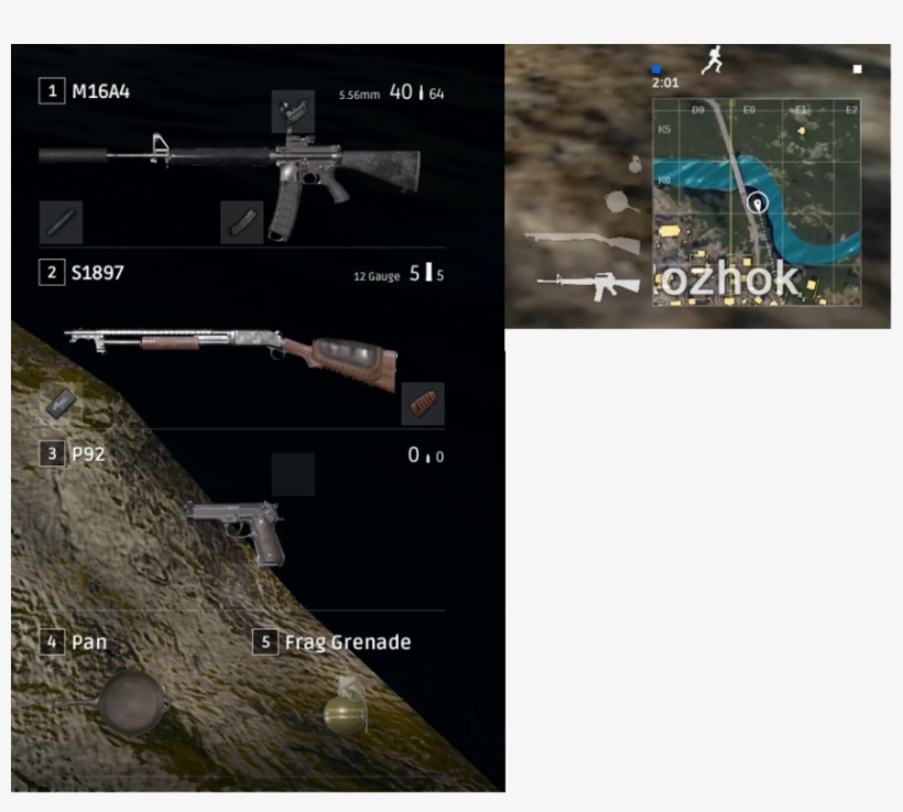 598397e6be265 Pic4 - Pubg Weapon Slot Hud - 880x750 PNG Download - PNGkit