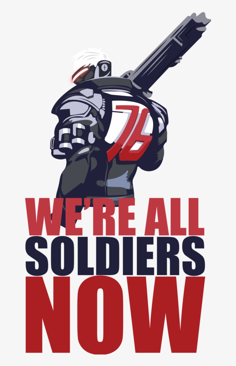Overwatch - Soldier76 - Poster - 669x1192 PNG Download - PNGkit