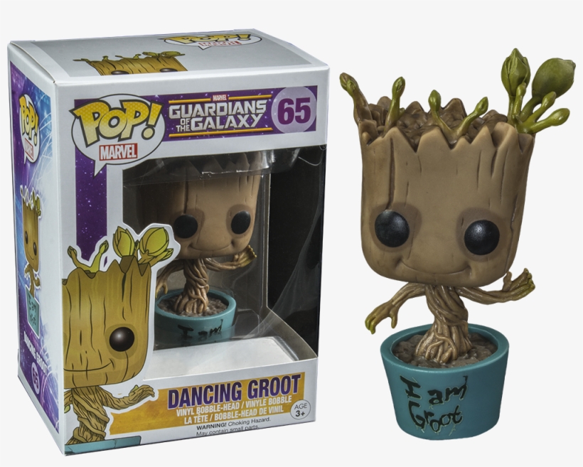 Download Transparent Funko Dancing Groot I Am Groot Pop Vinyls Variant ...