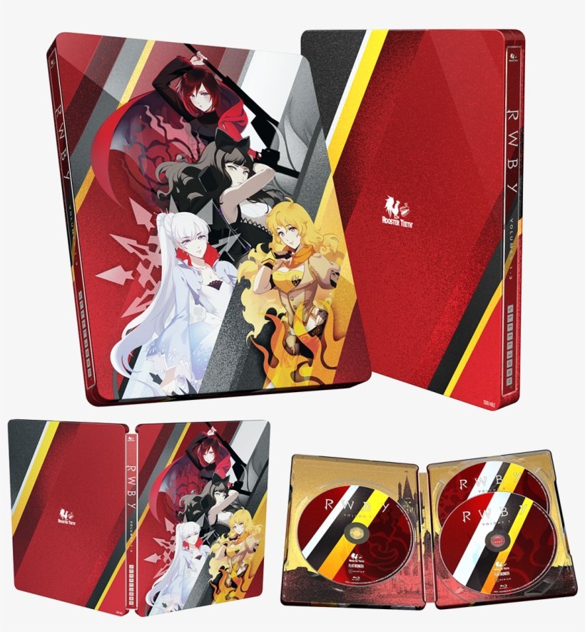 Download Transparent Rwby Vol 1 3 Steelbook - PNGkit