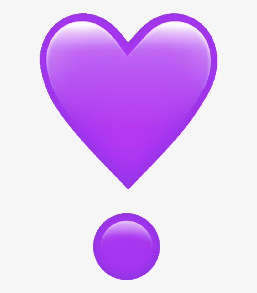 Purple Emoji Heart Freetouse Freetoedit Remixit Remixme - 💜 Emoji ...