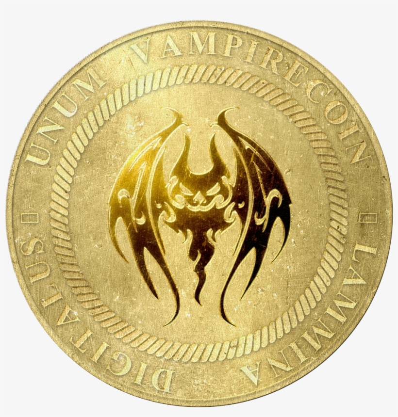 Vmp - Vampire Gold Coin - 1000x1000 PNG Download - PNGkit