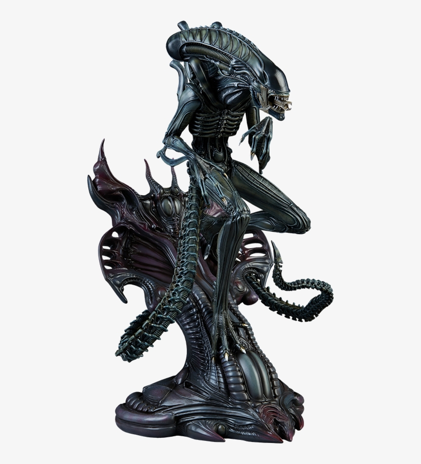 Alien Warrior Statue - 480x823 PNG Download - PNGkit