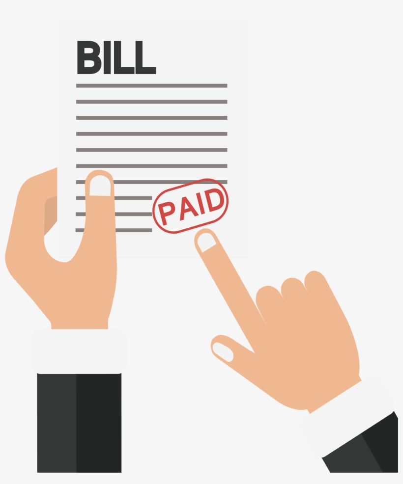 Banknote Payment Already Paid Transprent Png Free - Bill Payment ...