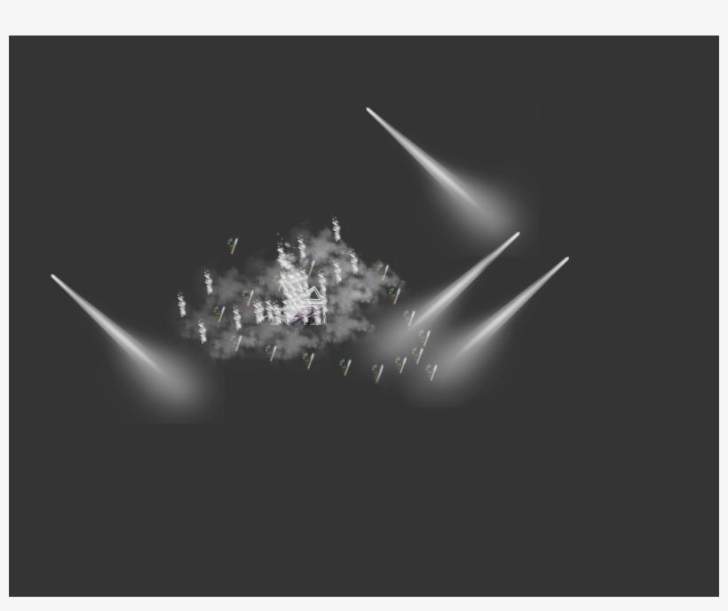 Humo Y Luces De Triangulo Semi Abierto - Triangle - 3510x2774 PNG ...