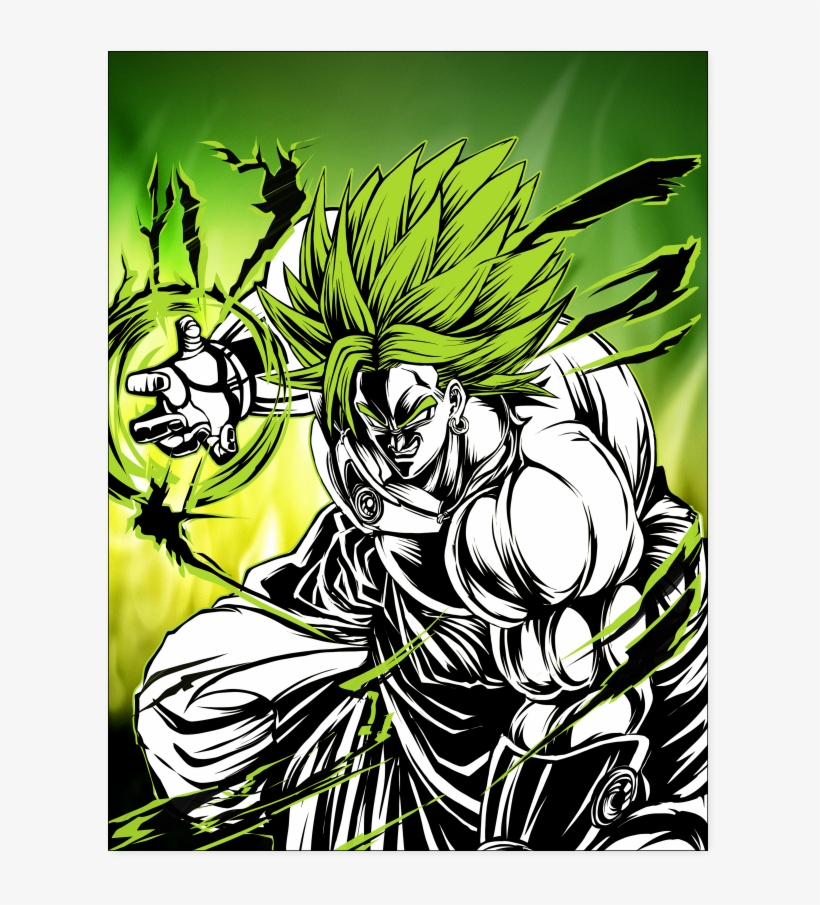 Super Saiyan - Broly - Poster - Tl00983po - Super Saiyan Broly T Shirt ...