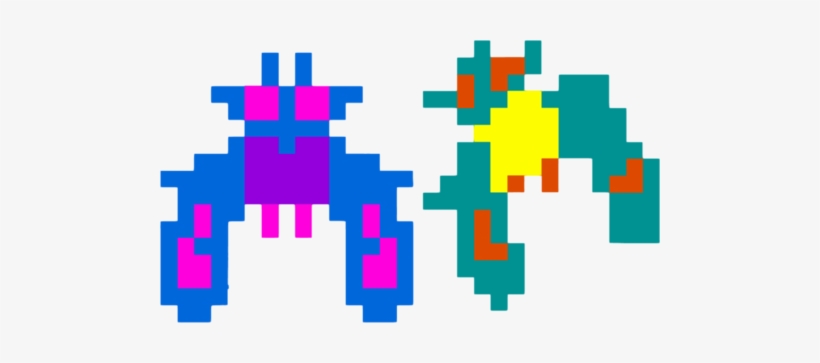 Galaga Ship Png - Galaga Enemy Ship Sprite - 500x283 PNG Download - PNGkit