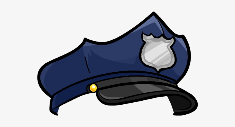 Download Transparent Police-cap - Club Penguin Police Hat - PNGkit