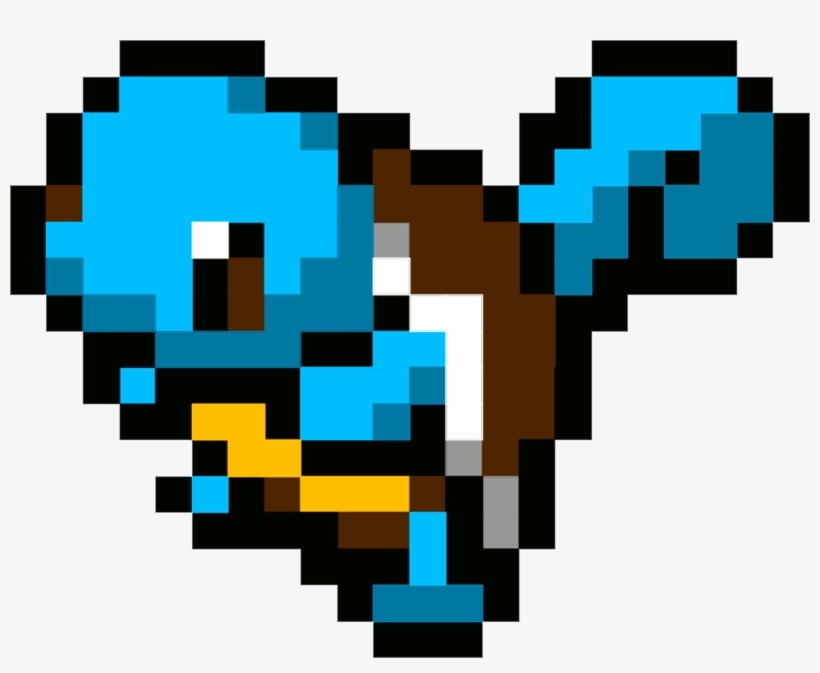 Squirtle - Pokemon Perler Bead Patterns Squirtle - 2000x1545 PNG ...