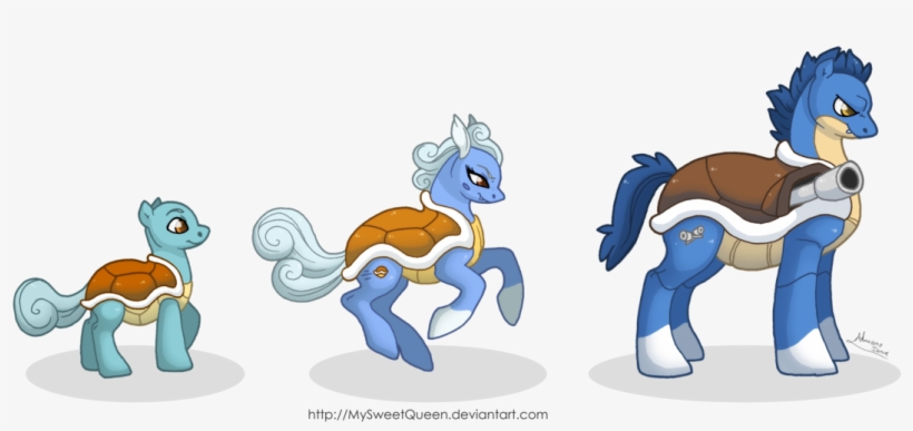 Mysweetqueen, Blastoise, Crossover, Evolution Chart, - My Little Pony ...