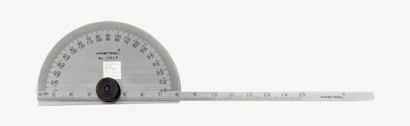 Protractor Cum Depth Gauge - Bevel Protractor Kristeel - 700x274 PNG ...