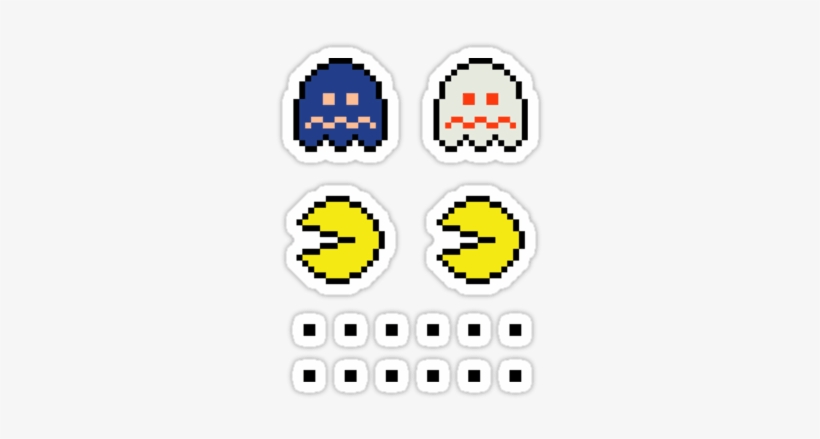 Pac-man Disabled Ghosts Extra Dots Sticker - Stickers Pacman - 375x375 ...