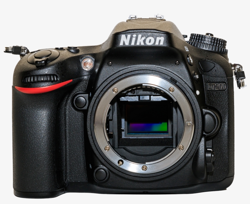 Nikon D7200 01-2016 Img2 Body Front Transparent - Png Nikon Camera Body ...