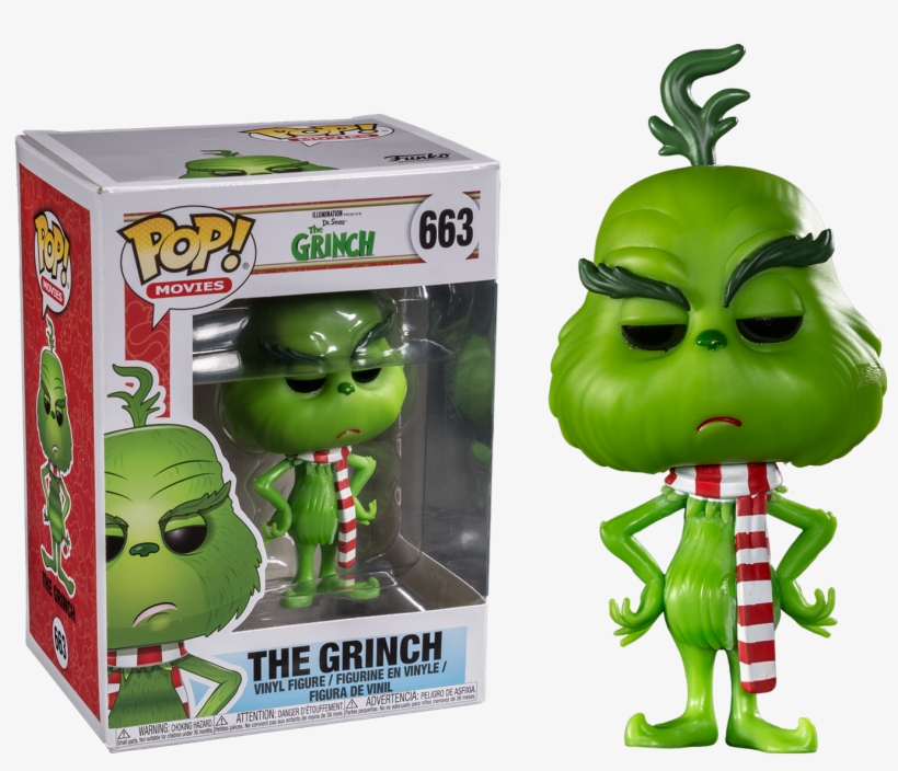 The Grinch - Pop Vinyl - 500x405 PNG Download - PNGkit