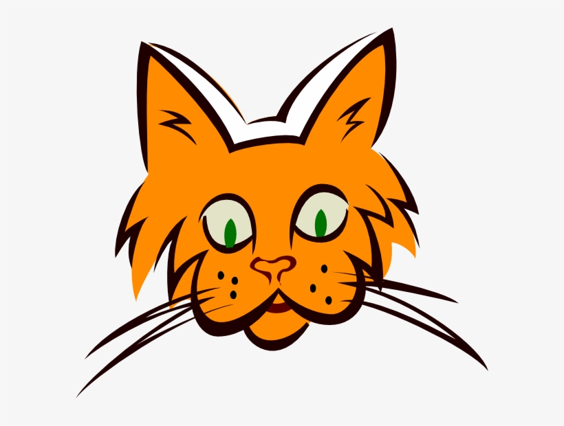 Cat Ears Clip Art - Orange Cat Face (custom) Mugs - 600x540 PNG ...