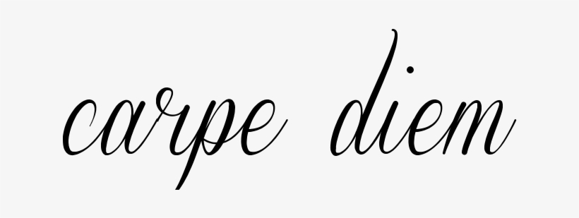 Carpe Diem Tattoo Font