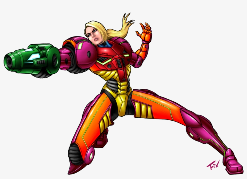 Download Transparent Super Samus Gravaria Power Suit Zero By ...