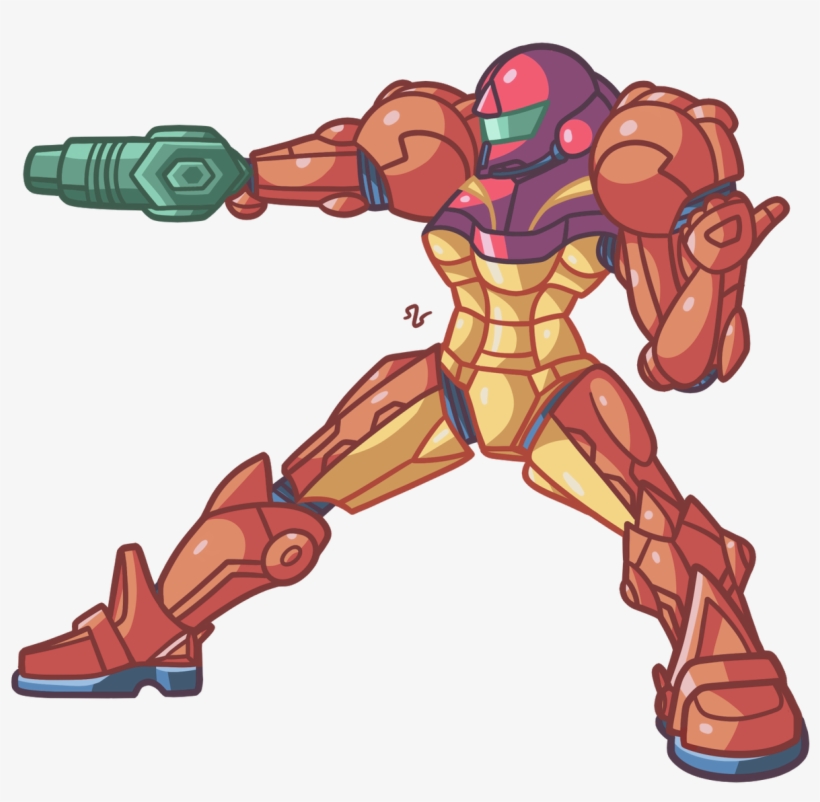 Samus I Love Samus's Design In Super Metroid I Tried - Cartoon ...