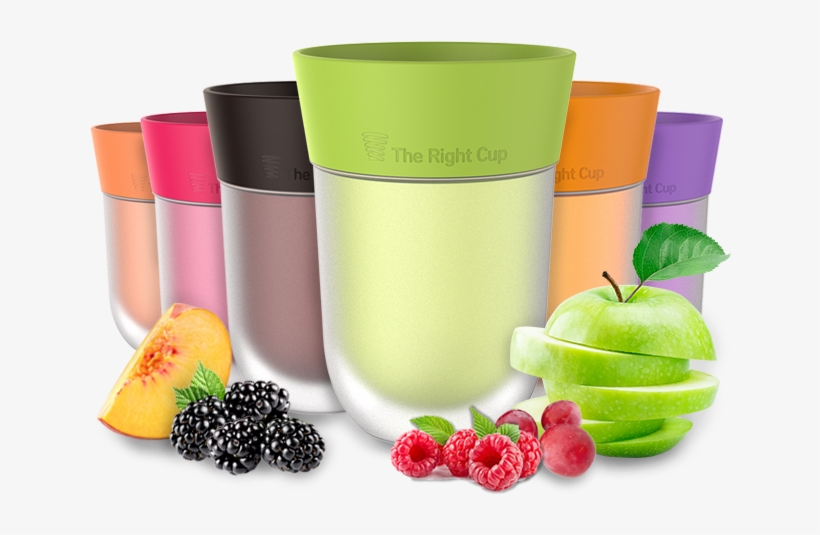 A Pack Of Six Flavored Cups - Right Cup - 660x624 PNG Download - PNGkit