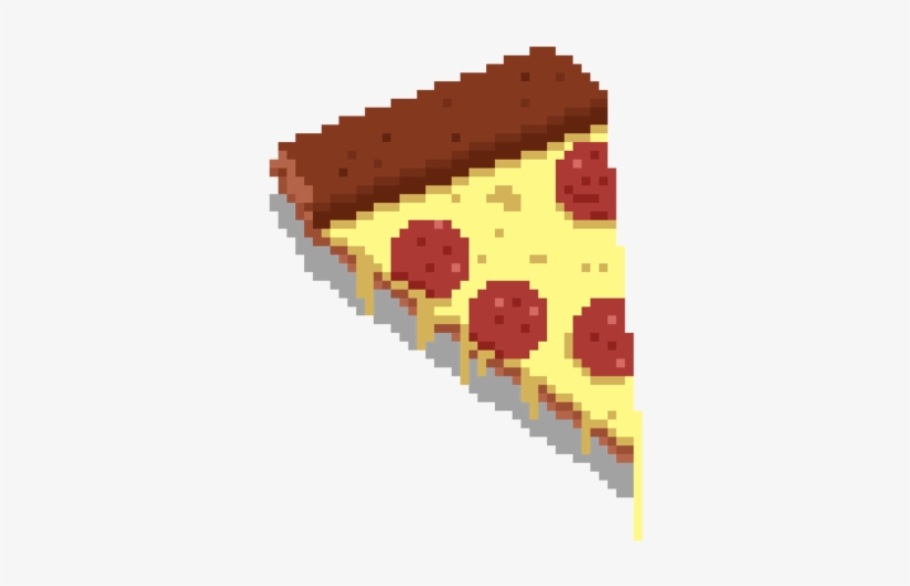 8 Bit Pizza - 500x500 PNG Download - PNGkit