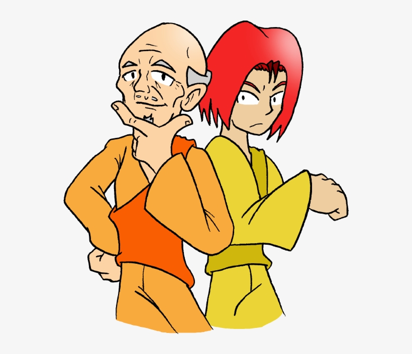 Father And Ryu - Cartoon - 600x655 PNG Download - PNGkit