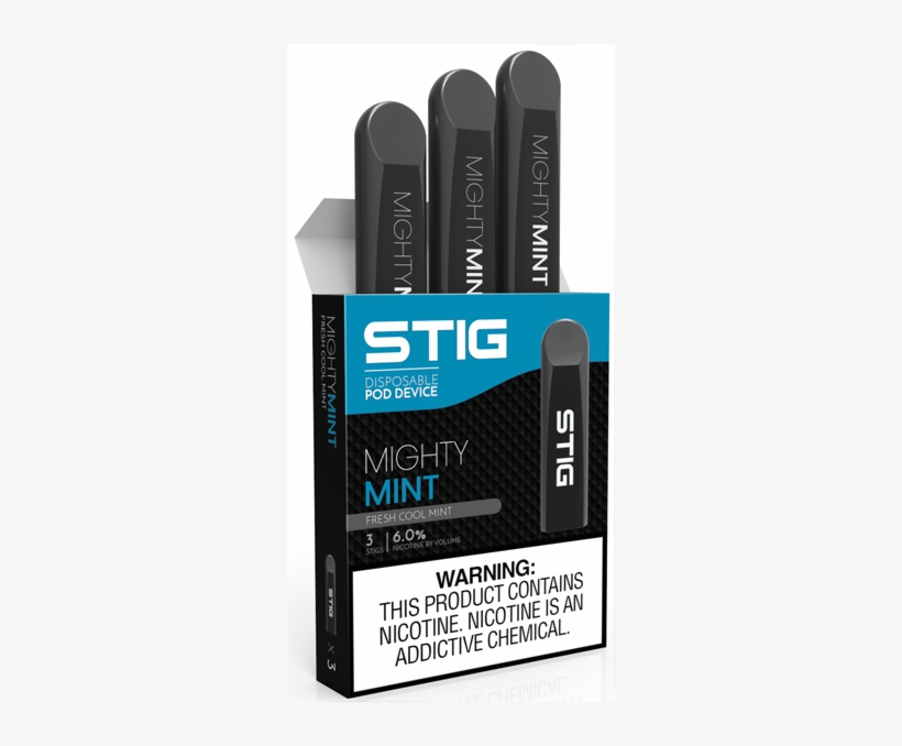 Stig Portable Vape Pod Device - Label - 298x598 PNG Download - PNGkit