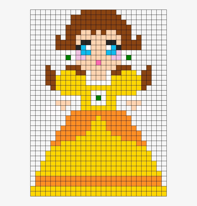 Princess Daisy Perler Perler Bead Pattern / Bead Sprite - Princess ...