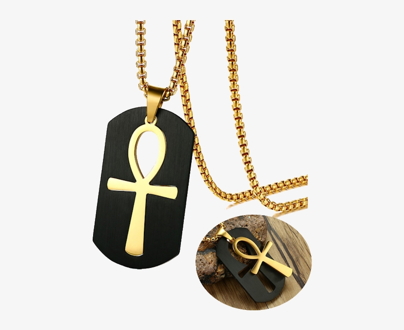 Removable Egyptian Ankh Necklace - Vnox Rock Punk Headset Necklace For ...