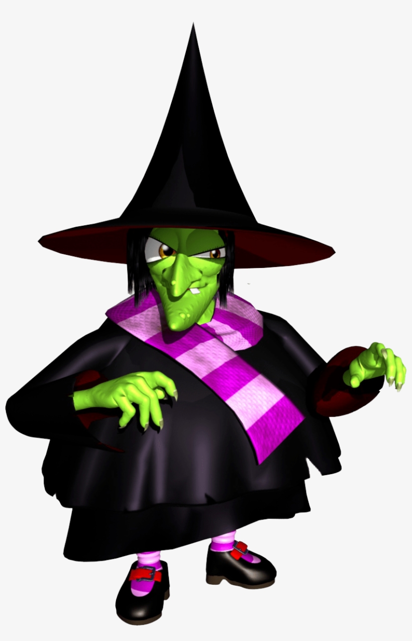 Witch From Banjo Kazooie - 829x1249 PNG Download - PNGkit